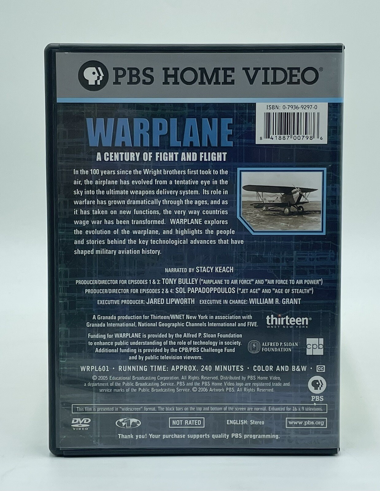 PBS Home Video Warplane: A Century of Fight and Flight (2005, DVD) *No ...