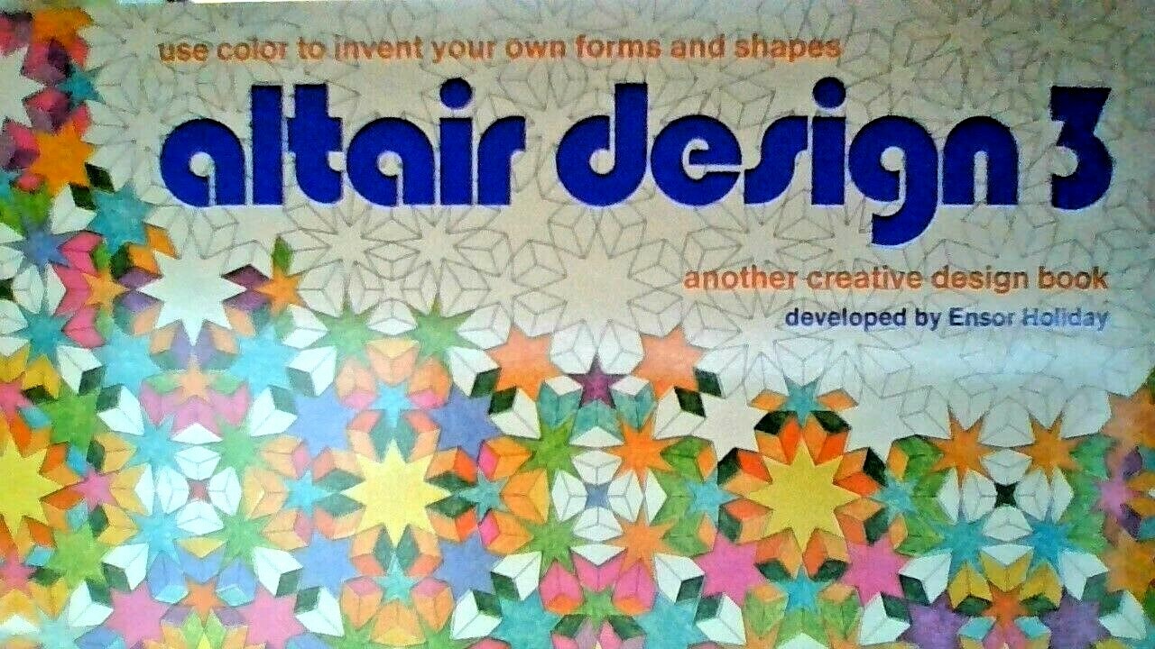 Altair Design 3 ( VINTAGE 1976 ) Horizontal soft cover BY : ENSOR ...