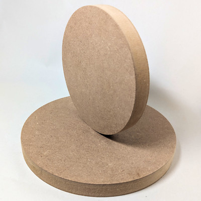 18mm MDF Circular Craft Shape Bases. 7cm to 30cm Sizes. Blank, Circle ...