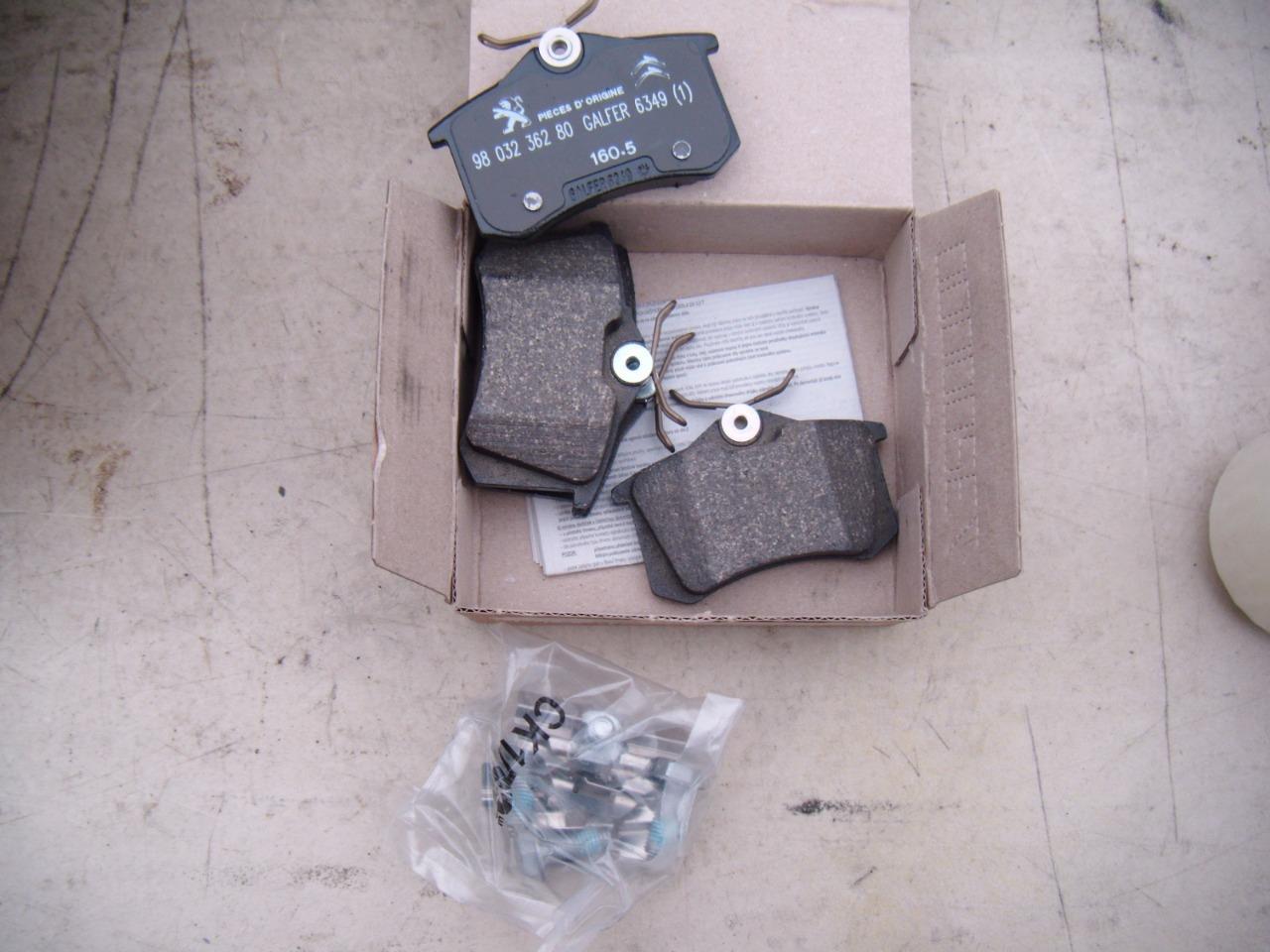 citroen C3 2009-15 rear Brake Pads genuine 1608520380 | eBay