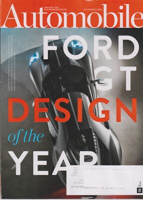 Automobile January 2016 Ford GT Design of the Year (Magazine: Cars) | eBay