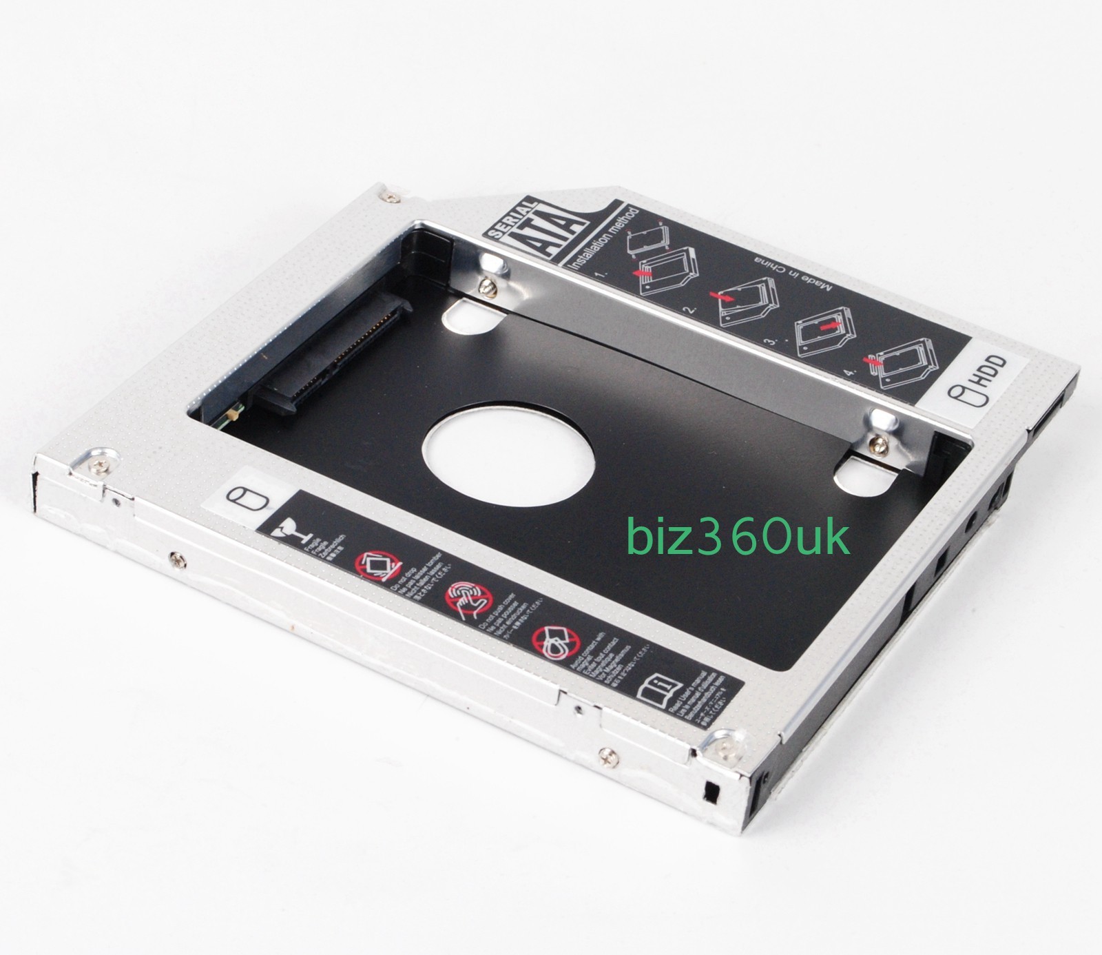 2nd Hard Drive HD HDD SSD Caddy For Dell Inspiron N5110 N7010 N7110 DS ...