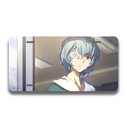Rei Eyepatch Evangelion Anime Decorative Custom License Plate 6"x12" | eBay
