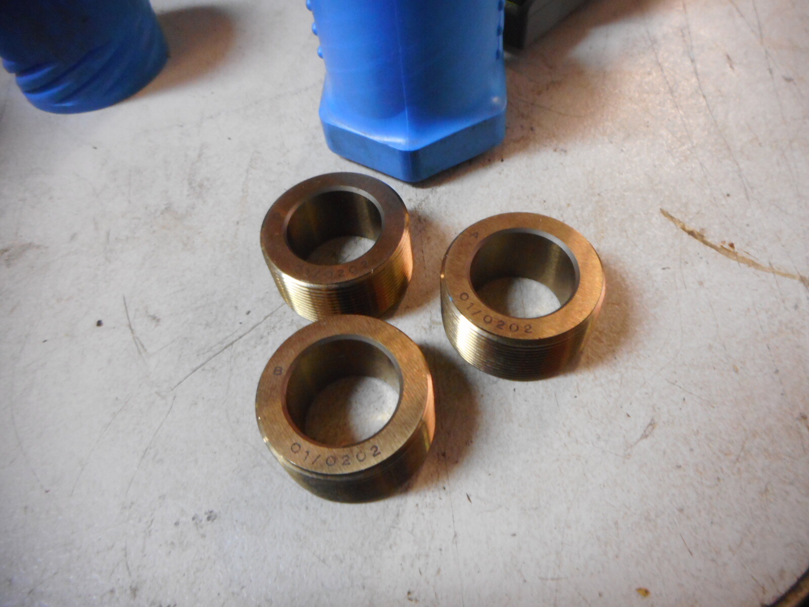 ALCO FETTE -- THREAD ROLLS SET 5/16..3/8 UNF -- HS -- A/B/C -- 01/0202 ...