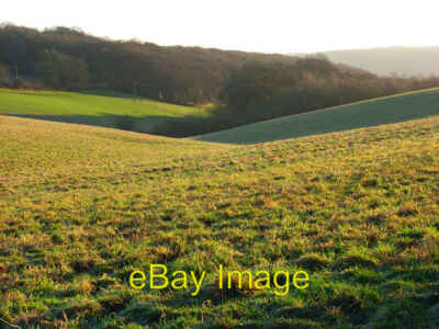 Photo 6x4 Pishill Bottom Cookley Green/SU6990 The pasture and woodland ...