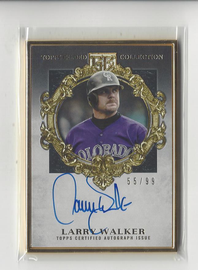 2022 Topps Gilded Larry Walker AUTOGRAPH Rockies 55/99 | eBay