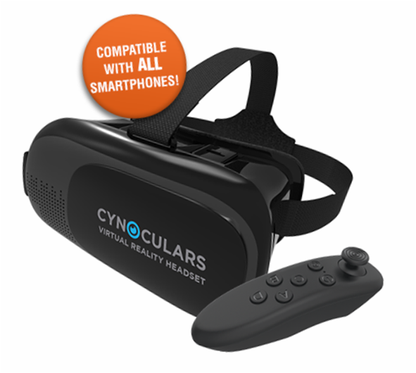 Cynoculars Virtual Reality Headset and Remote 3D Experience Device NEW ...
