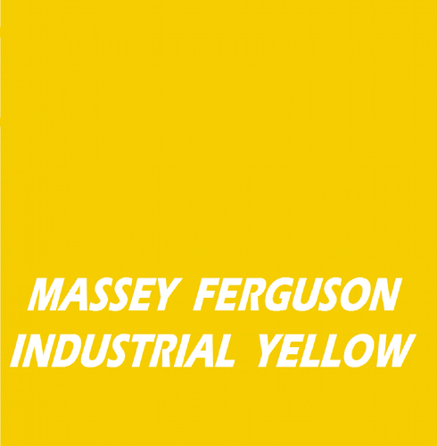 MASSEY FERGUSON INDUSTRIAL YELLOW Agricultural Tractor Enamel Gloss ...