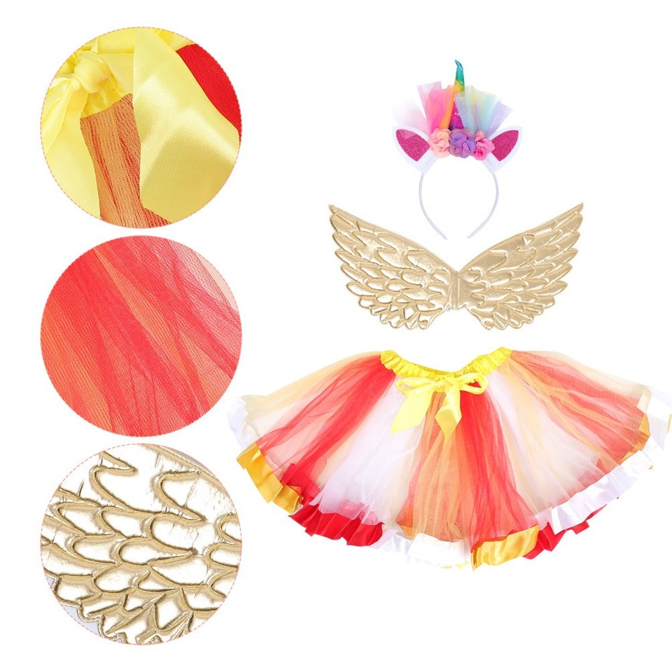 1 Set Lovely Angel Cosplay Costumes Cloth Performance Costume for Girls ...