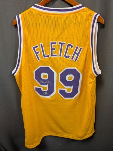 Chevy Chase Signed Los Angeles Lakers Fletch Jersey Beckett Holo Auto ...