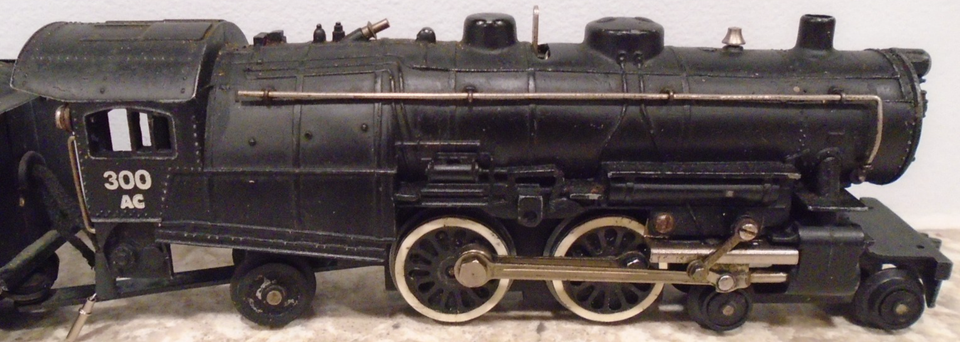 AMERICAN FLYER #300AC S GAUGE READING 4-4-2 ATLANTIC SERVICED RUNS ...