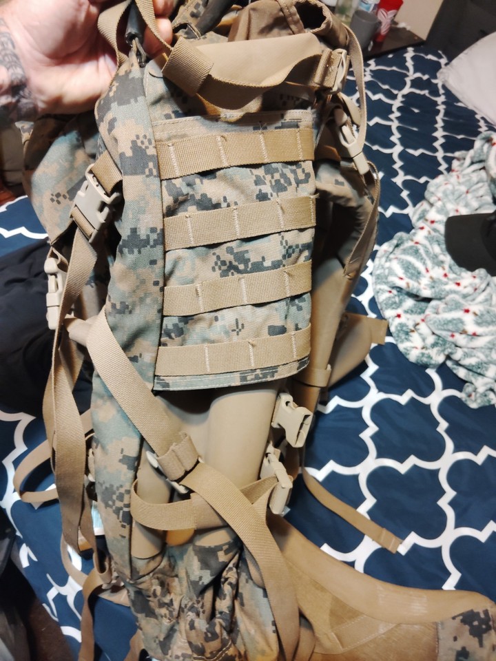 USMC MARINE CORPS WOODLAND DIGITAL MARPAT ILBE RUCKSACK MAIN PACK LARGE ...