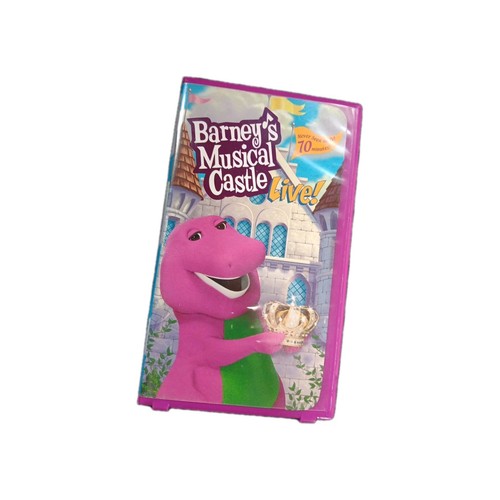 Barney's Musical Castle Live! VHS 2001 Video Tape Sing Along Songs Kids ...