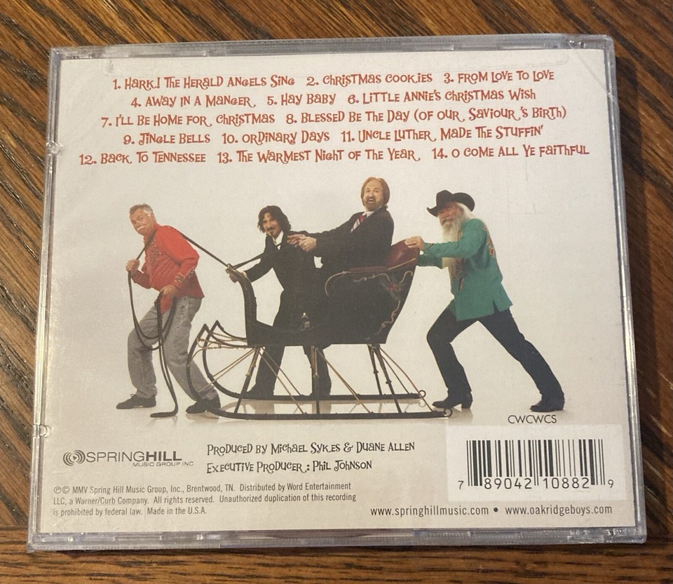 The Oak Ridge Boys Christmas Cookies Cd 789042108829 | eBay