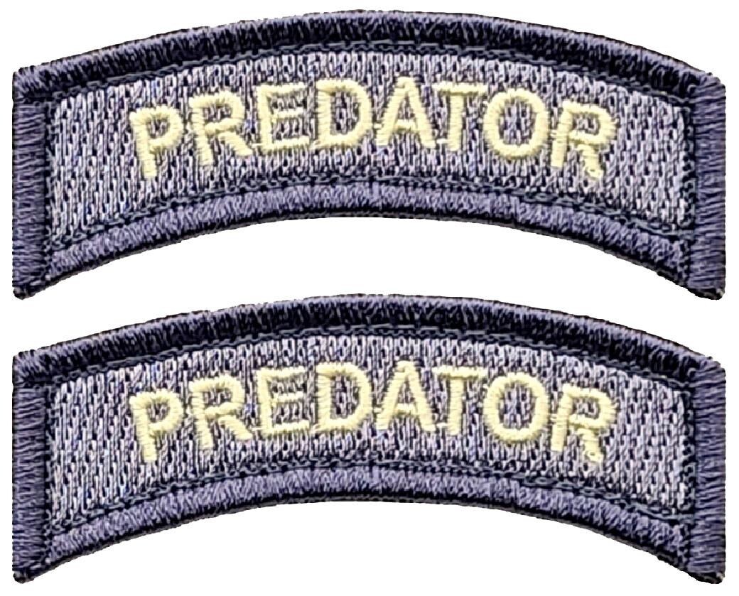 Predator Rocker Tab Alien Movie Arnold Patch || 2PC HOOK BACKING 2.75 ...