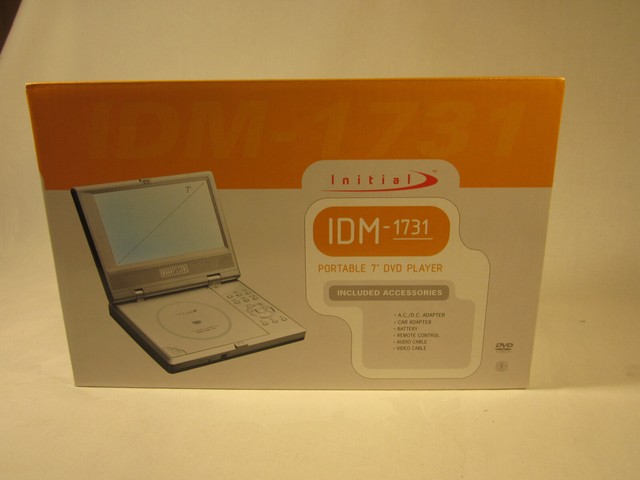Initial IDM-1731 Portable DVD Player (7") for sale online | eBay