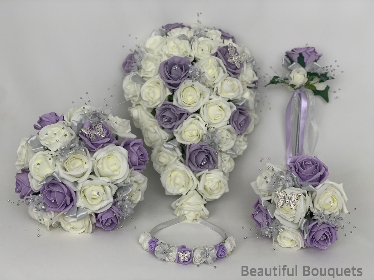 Lilac And Ivory Wedding