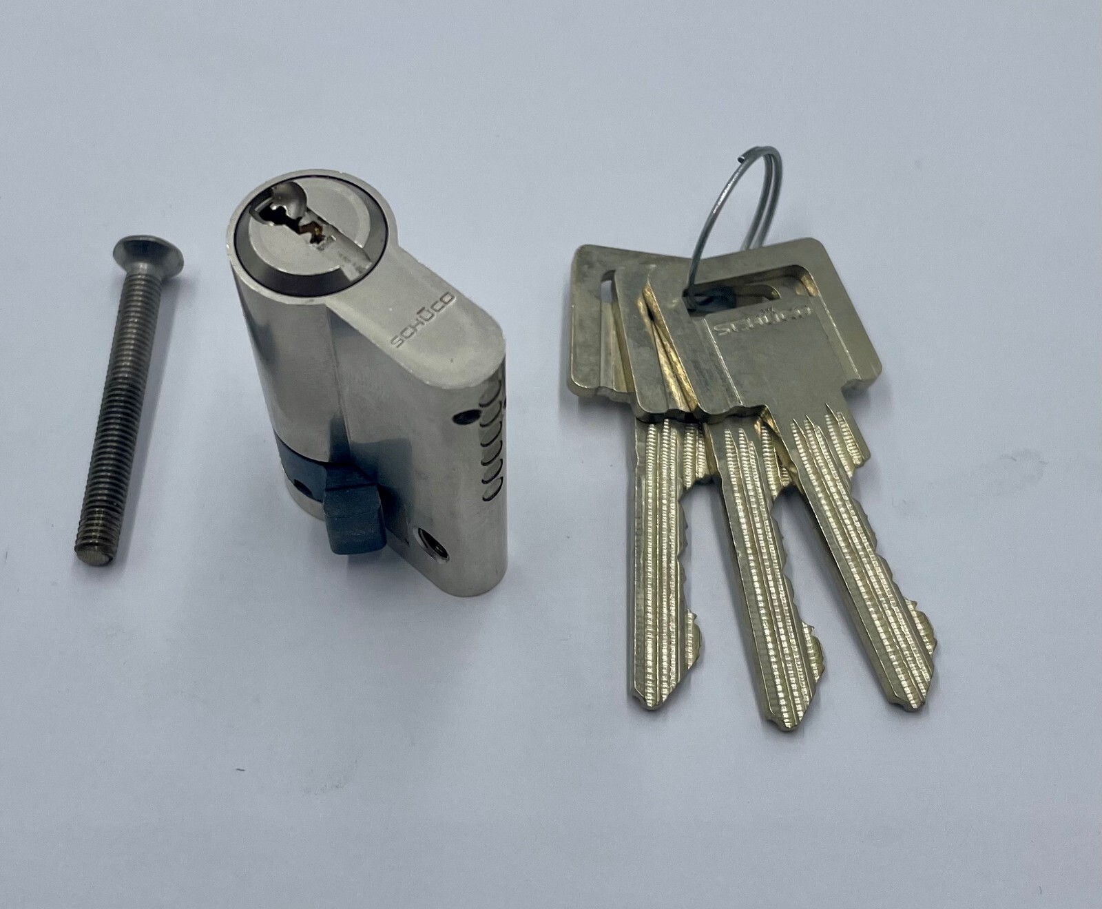 Schuco Door Barrel Cylinder 45mm Length Half Euro Lock Ref 279274 ...