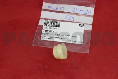 4561935030 Genuine Toyota COVER, KNUCKLE STOPPER, RH/LH 45619-35030 | eBay