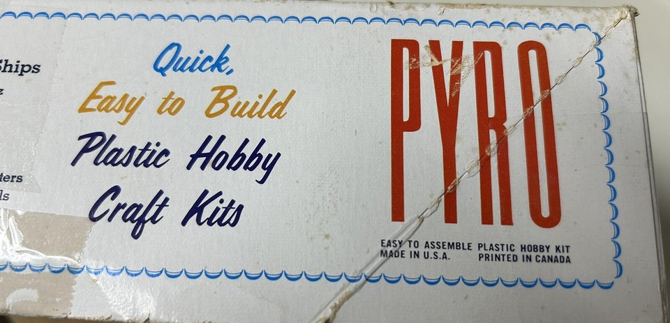 1967 PYRO Model Kit GOUDA Ship Dutch MAN-O-WAR B212-400 Unassembled ...