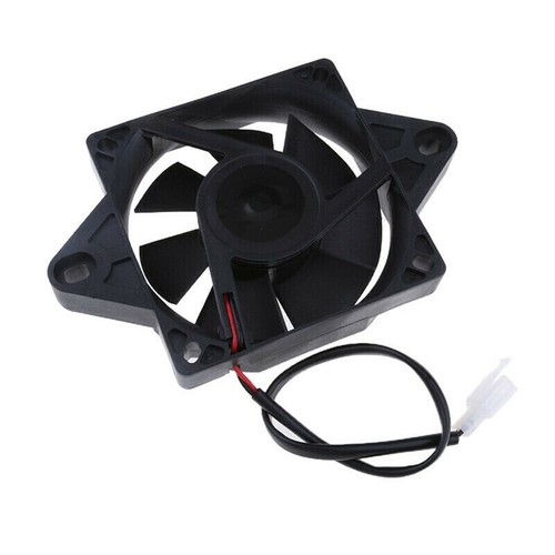 1Pcs 12V Motorcycle Radiator Thermo Electric Cooling Fan Fit For ATV ...