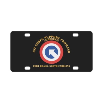 License Plate -Army - 1st Corps Support Command (COSCOM) - FBNC X 300 ...
