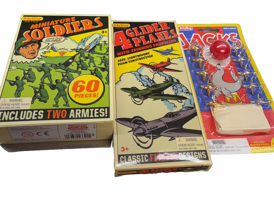 Schylling Retro Mini Soldier, Schylling Retro Glider Planes, Retro ...