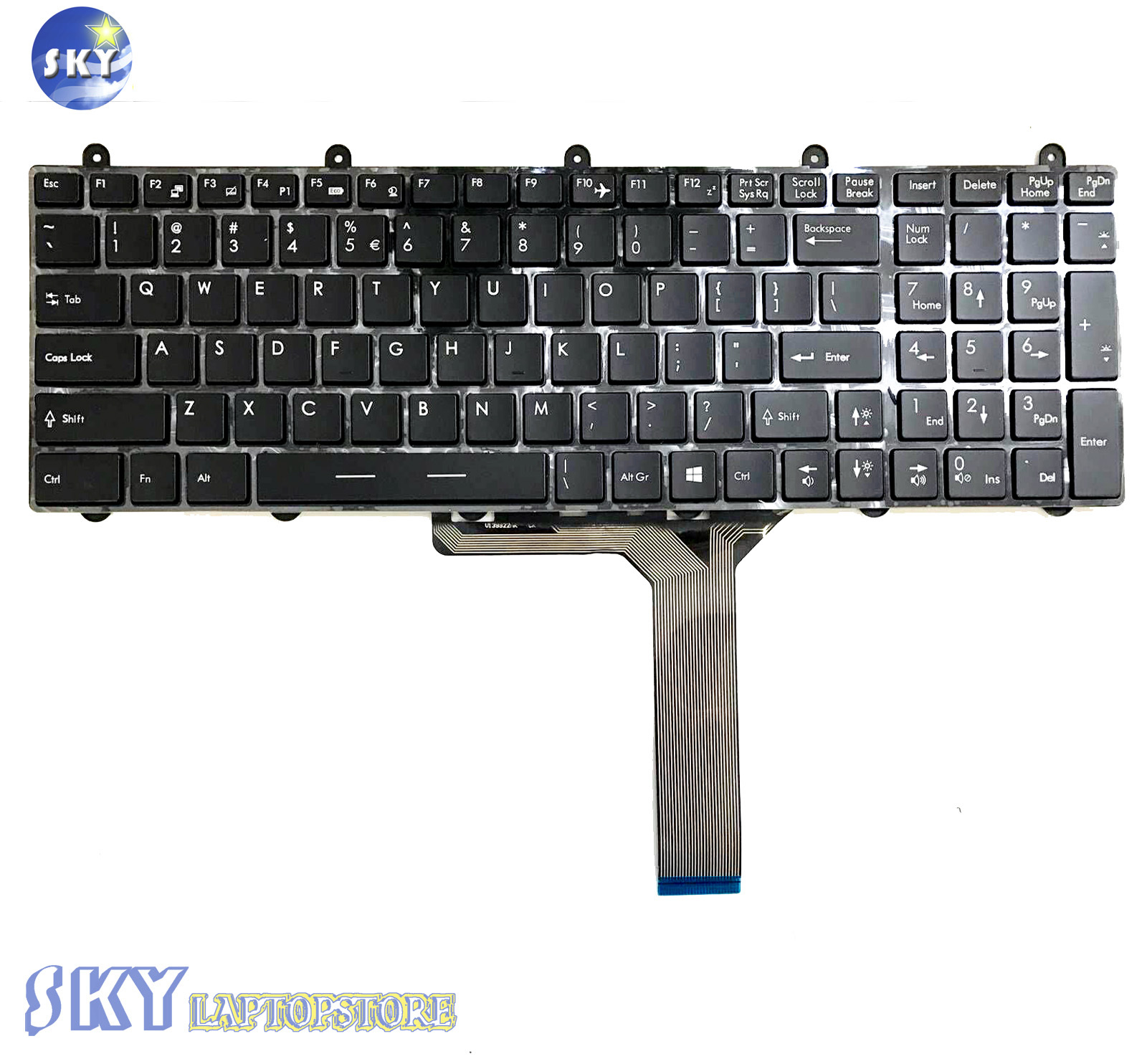 New Full RGB Backlit Keyboard MSI GE60 GE70 GT60 GT70 MS-1762 ...