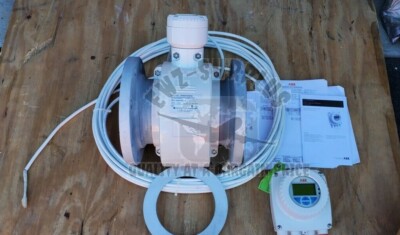 NEW ABB WATERMASTER ELECTROMAGNETIC FLOWMETER 6 INCH + WATERMASTER HART ...