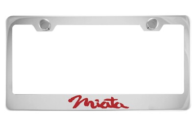 Chrome License Plate Frame for Miata | eBay