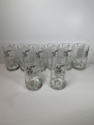Set Of 8 Vintage BC Comics Johnny Hart Caveman Tumbler Glass Cup ...