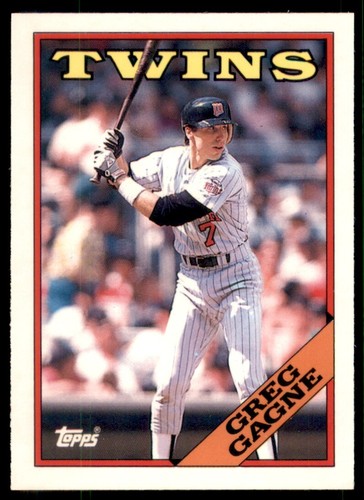 1988 Topps Tiffany Greg Gagne #343 Minnesota Twins | eBay
