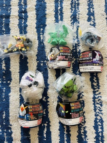 SD Gundam Full Color Set, Gundam Eraser, Thunder Gundam, Qubeley | eBay
