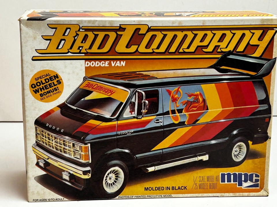 MPC No. 1-0445, "Bad Company" 1982 Dodge Van Model Kit | eBay