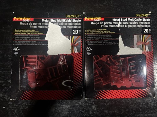 GB Snapshot Multi-Cable Staple MCS-20W Secure NM Romex Coaxial Data 20 ...