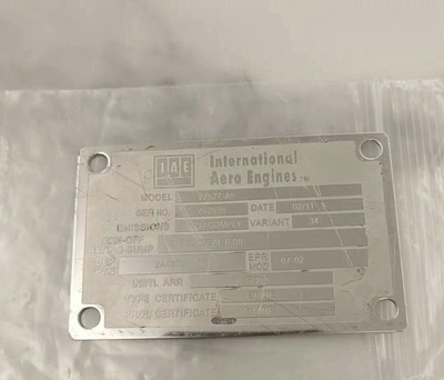 V2500 engine nameplate | eBay