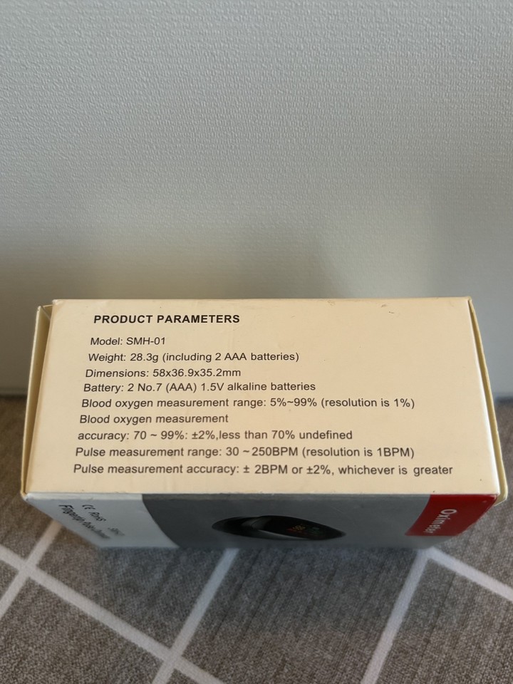 Oximeter Fingertip Pulse Oximeter RoHS SMH-01 | eBay