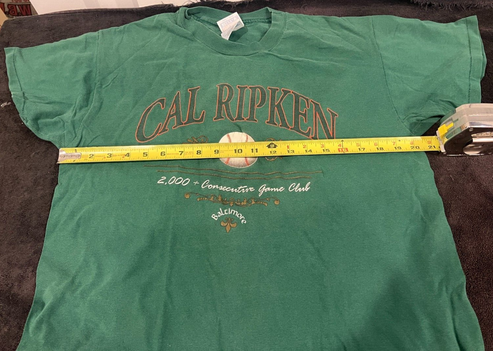 Vintage 90s Cal Ripken Jr Baltimore Orioles "2,000+ Consecutive Game ...