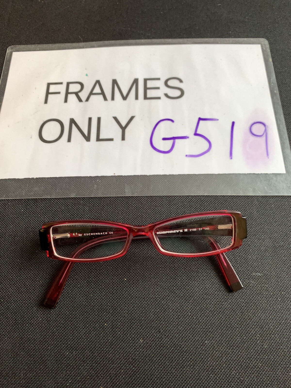 HUMPHREY'S By Eschenbach Eyeglasses h 2199 51 Frames G519 | eBay