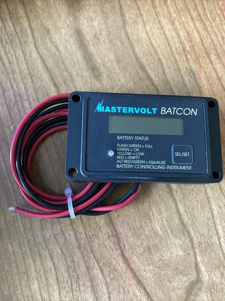 MASTERVOLT Battery Monitor BATCON Marine Battery Display - PERFECT ...