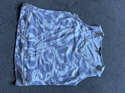 Plus size Sleeveless v neck summer top from Bon Marche - Size 20 | eBay UK