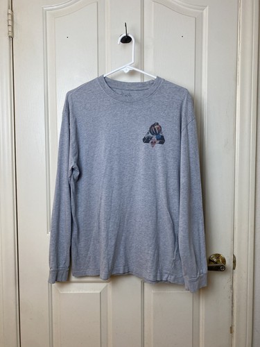 Palace Skateboards Long Sleeve Gray Rare Sans Ferg Snake T Shirt SZ L ...