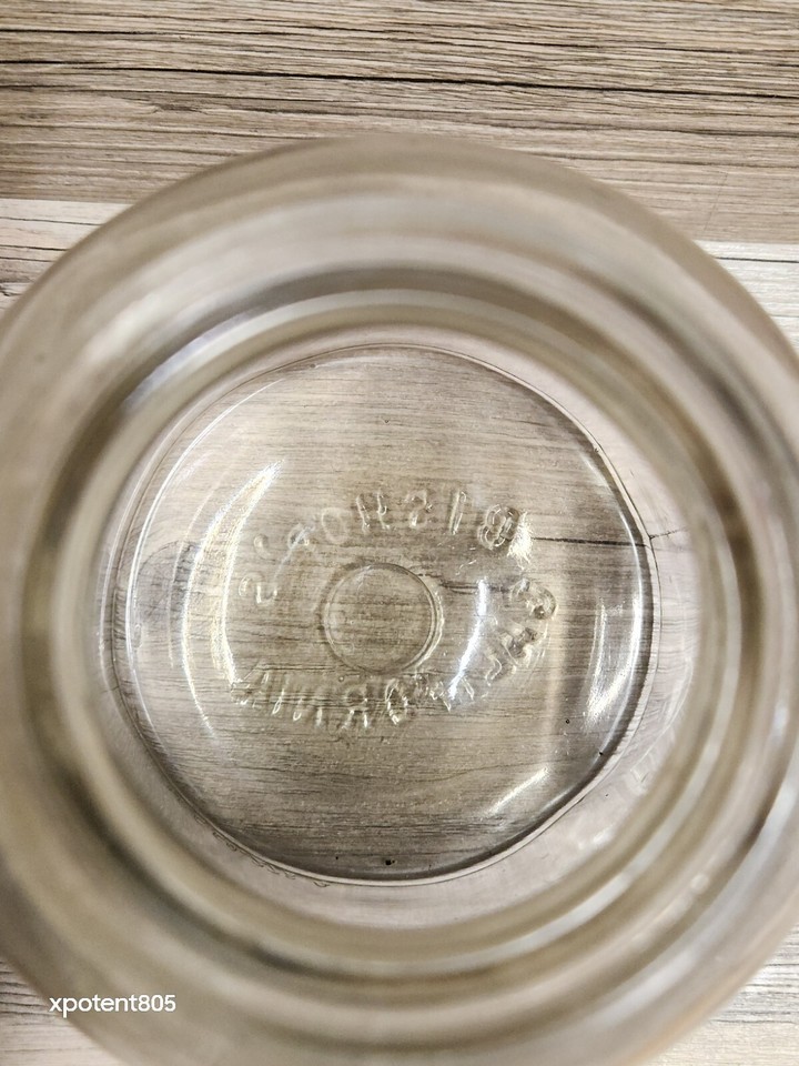 Antique Bishop's California Glass Canning/Fruit Jar Very Rare Early ...
