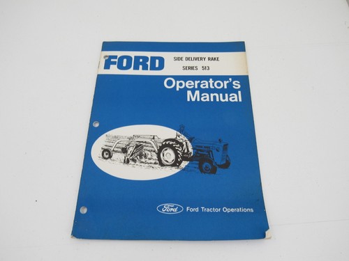 Ford Series 513 Side Delivery Rake Operator's Manual | eBay