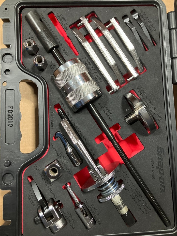 Snap-on CJ2400 Light-Duty Manual Interchangeable Master Puller Set | Aftermarket Branded | Gear ...