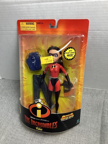 2003 Hasbro The Incredibles Action Figure, 10” Violet W/ School Outfit ...