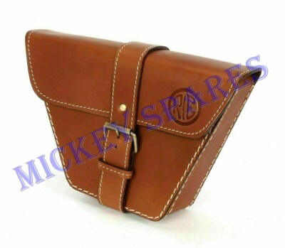 Royal Enfield Interceptor Continental GT 650 Leather Side Panel Bag For ...