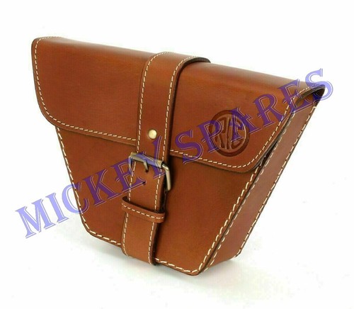 Royal Enfield Interceptor Continental GT 650 Leather Side Panel Bag For ...