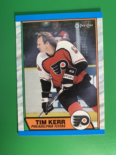 1989-90 O-Pee-Chee Tim Kerr #72 Philadelphia Flyers | eBay