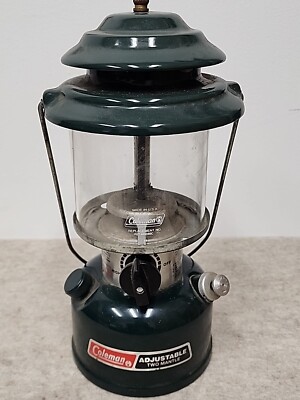 COLEMAN LANTERN MARCH 1988 MODEL 288A700 ADJUSTABLE 288 TWO MANTLE 12 ...